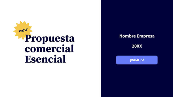Propuesta comercial esencial | Plantillas de Genially
